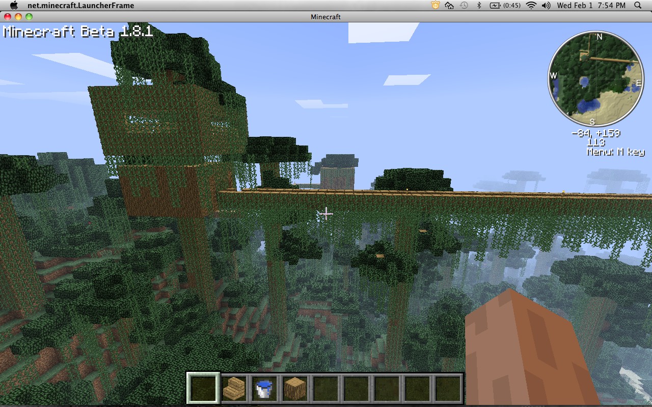 mega tree house 1.2 pre release Minecraft Map